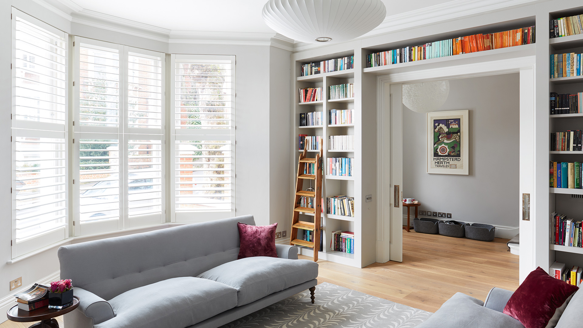 Living Room Shutters - Living Room Design Tips | TNESC London
